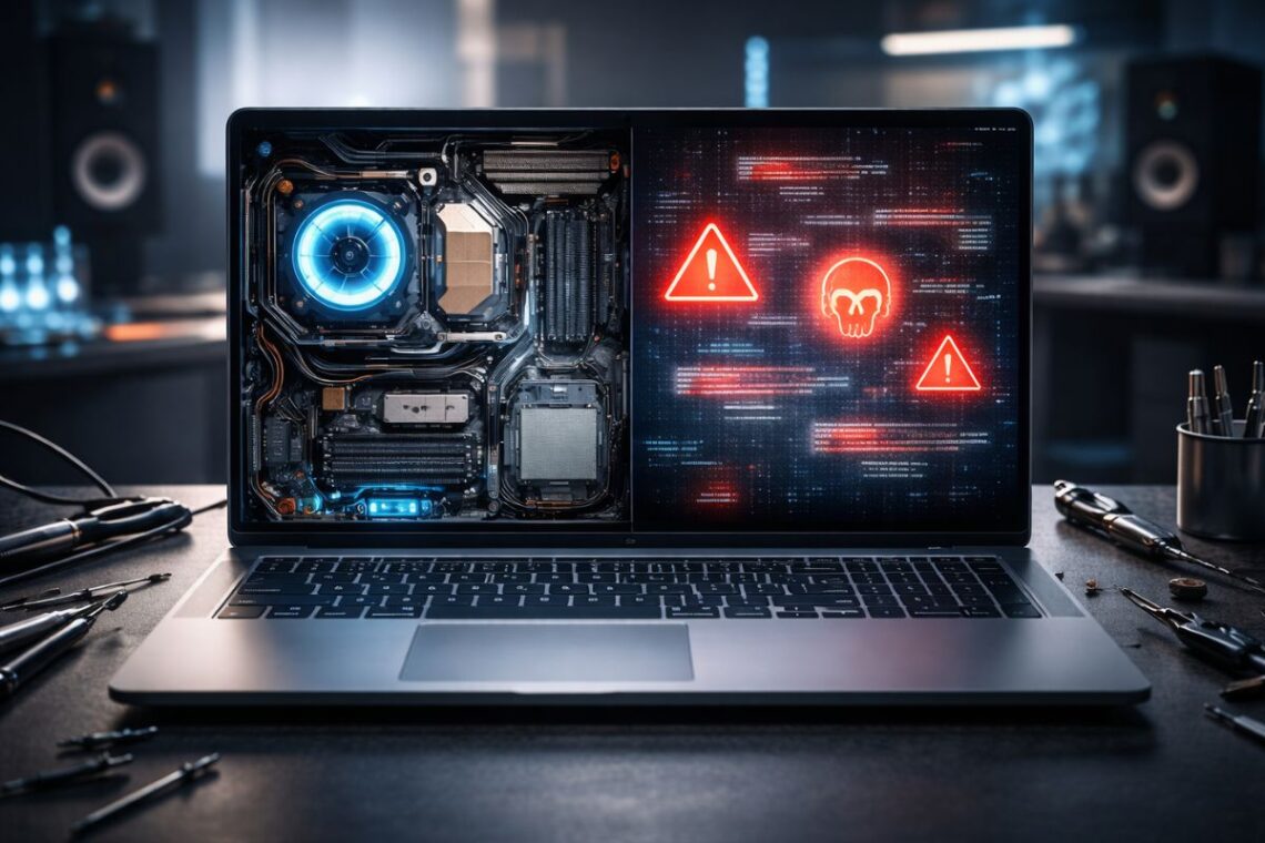 Hardware é o que você chuta, Software o que você xinga: não confunda