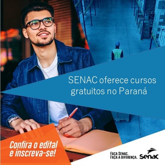 Cursos do SENAC-PR abrem inscrições na unidade de Ponta Grossa
