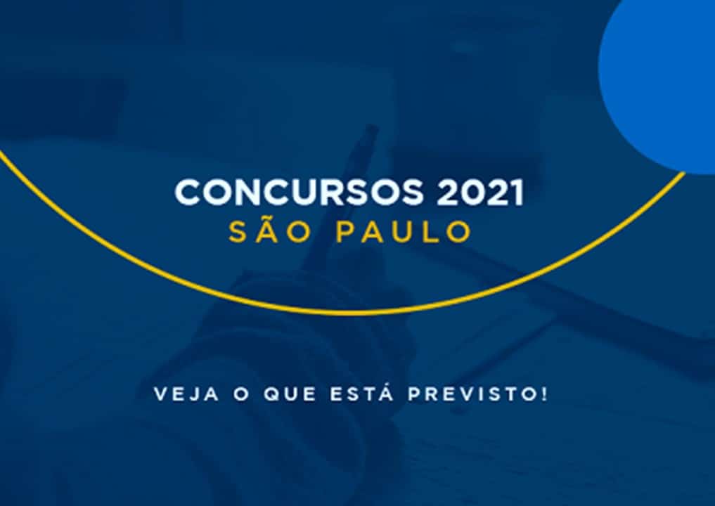 Concursos abertos em São Paulo oferecem vagas de emprego em 2021