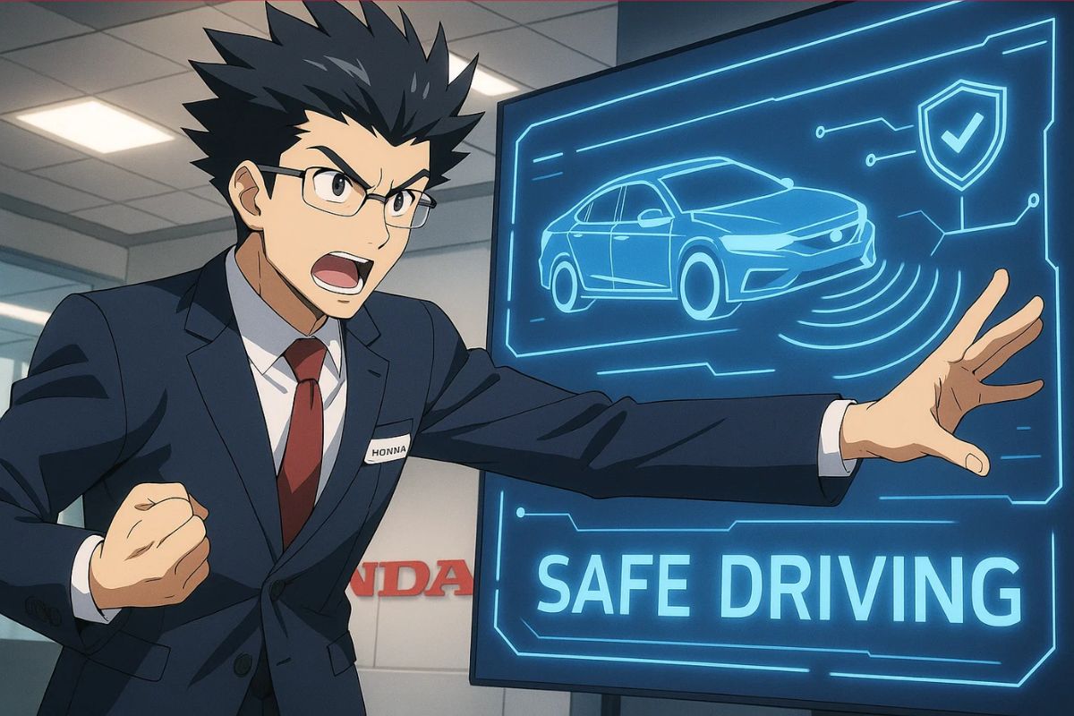 Engenheiro da Honda com visual de anime revoluciona a segurança automotiva