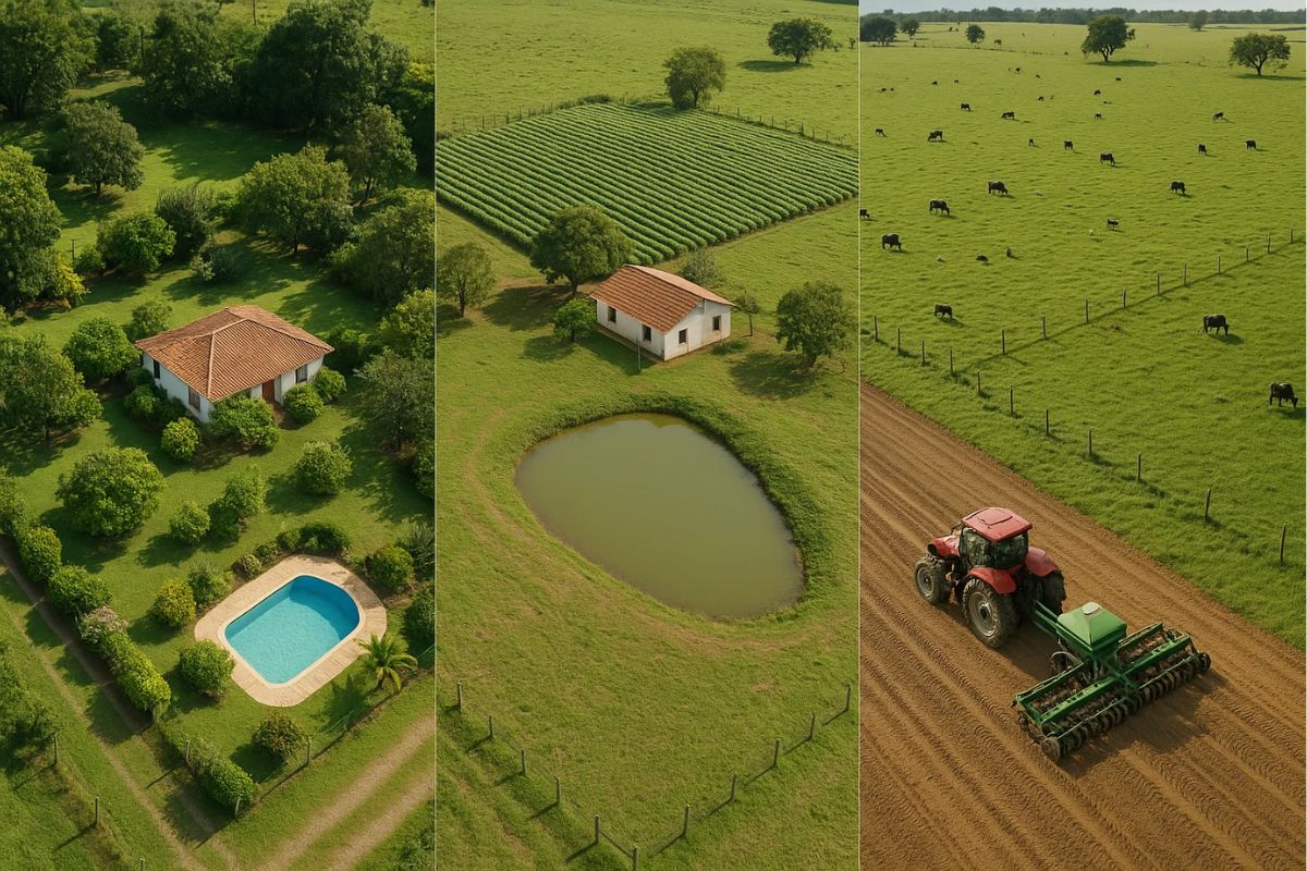 Qual é A Diferença Entre Chácara Sítio E Fazenda
